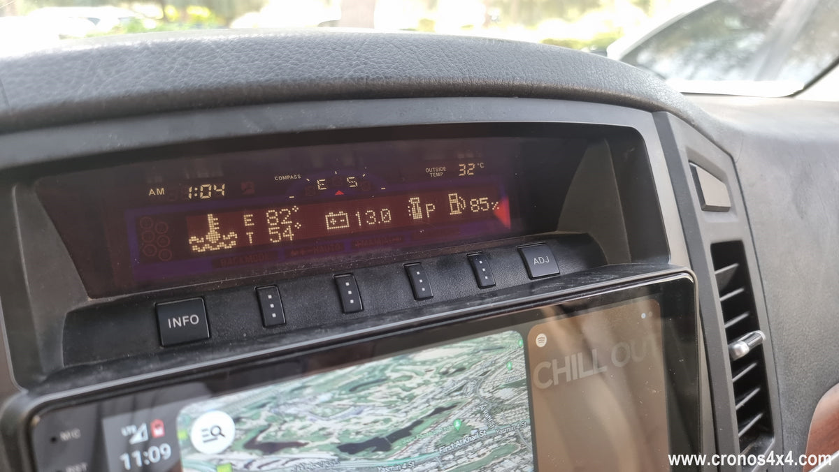 Advanced Center Display “Module” for Mitsubishi Pajero Generation 4 (2 ...